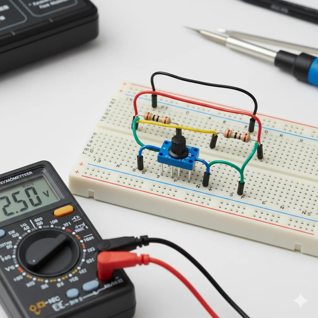 Diviseur de Tension et Résistance Variable - Exercice corrigé