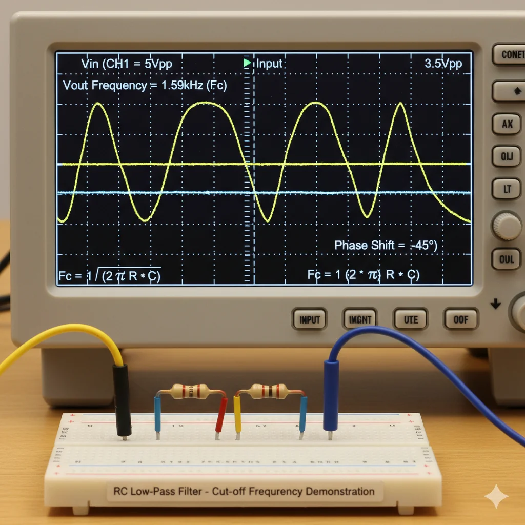 Fréquence de Coupure d'un Filtre RC Passe-Bas - Exercice corrigé