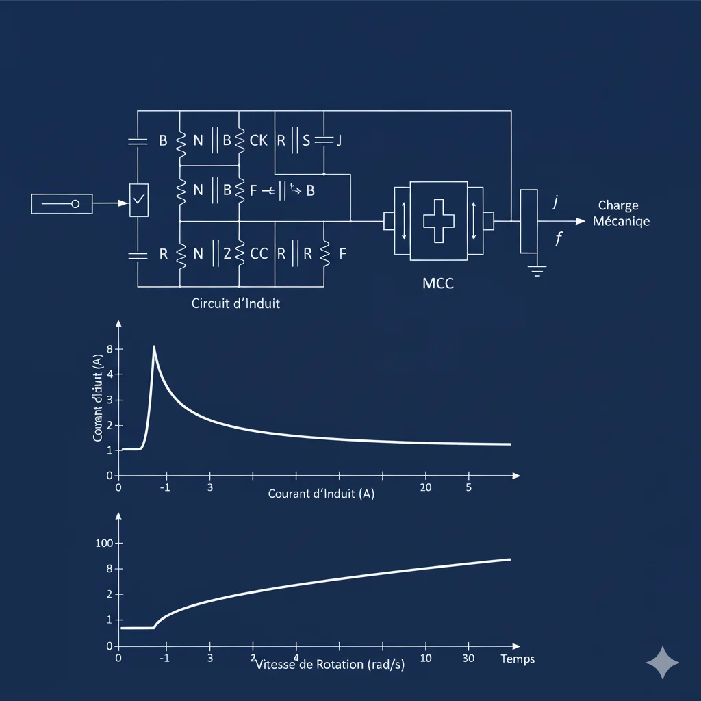 Modélisation Transitoire d'une MCC - Exercice corrigé